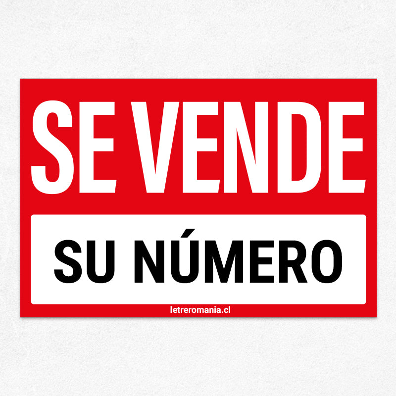 Letrero Se Vende – Letreromania SpA